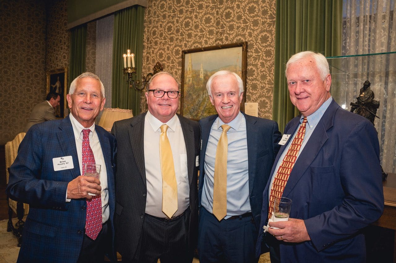 Bill Venner with Terry Grace ’89 and Joseph Deighan ’89