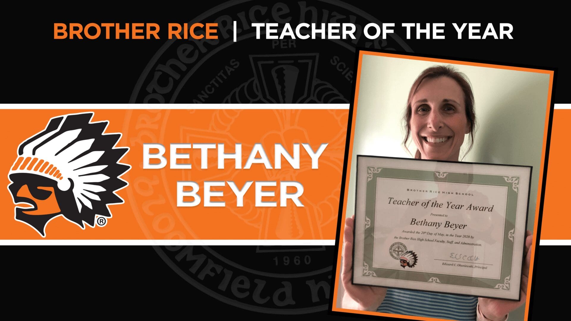 Teacher of the Year - Brother Rice